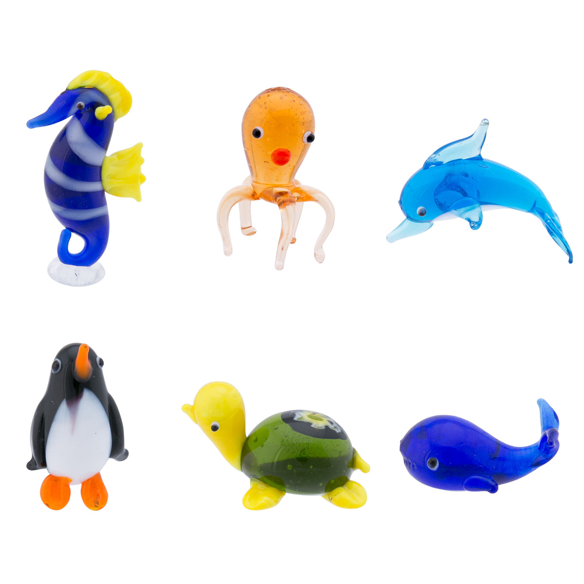 Mini Glass Sea Life, Set of 6 – C&F Enterprises, Inc.