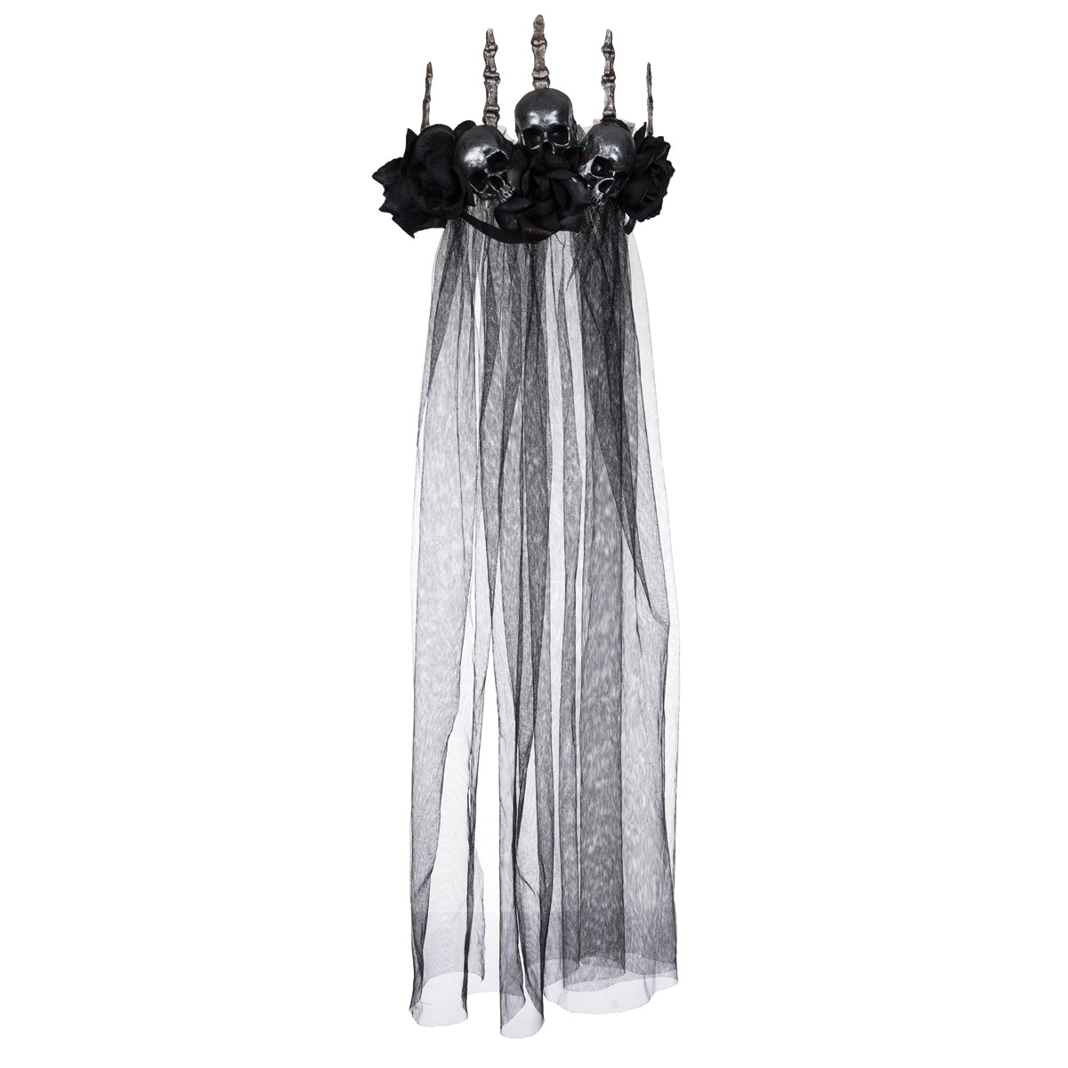 Bride Black Skull & Bone Headband – C&F Enterprises, Inc.