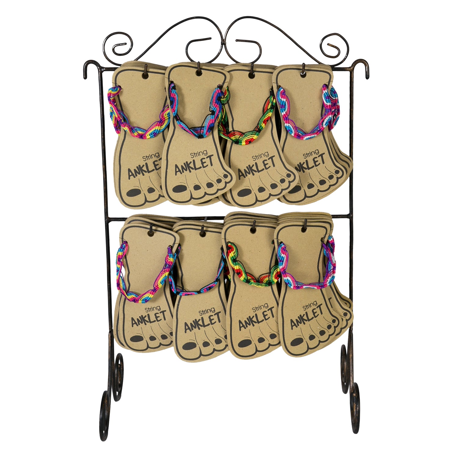 String Anklets with Display, Asst. of 4 – C&F Enterprises, Inc.