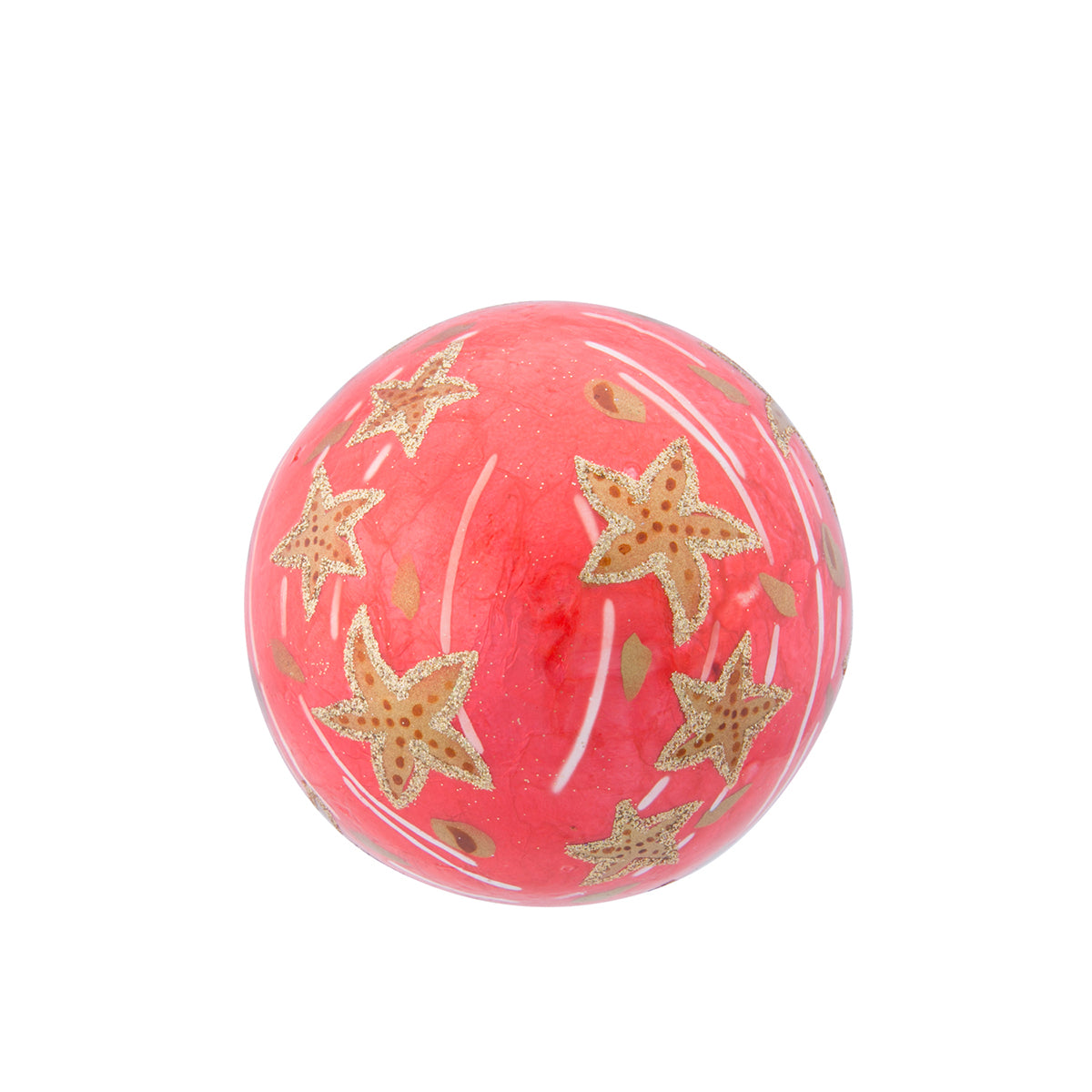 Capiz Ball Red with Sea Star – C&F Enterprises, Inc.