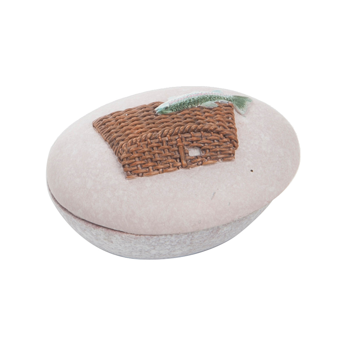Polyresin Box with Basket Pebble – C&F Enterprises, Inc.