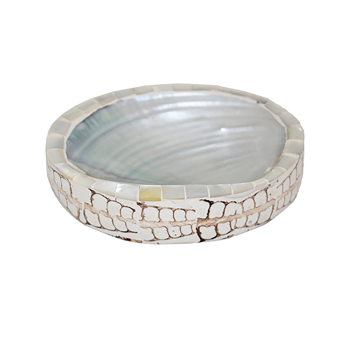 Capiz & Shell Oval Dish – C&F Enterprises, Inc.