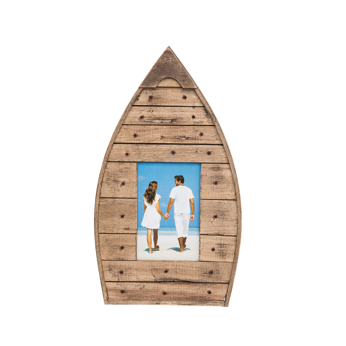 4 in. x 6 in. Wood Boat Shaped Frame – C&F Enterprises, Inc.