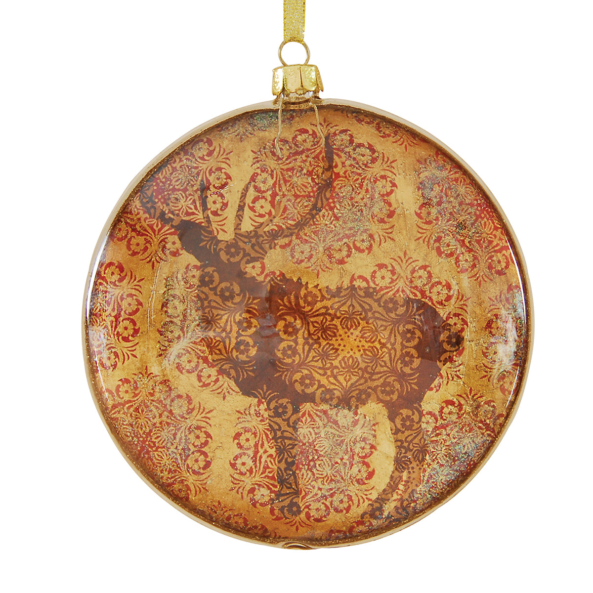 Reindeer Snowflake Disk Ornament – C&F Enterprises, Inc.