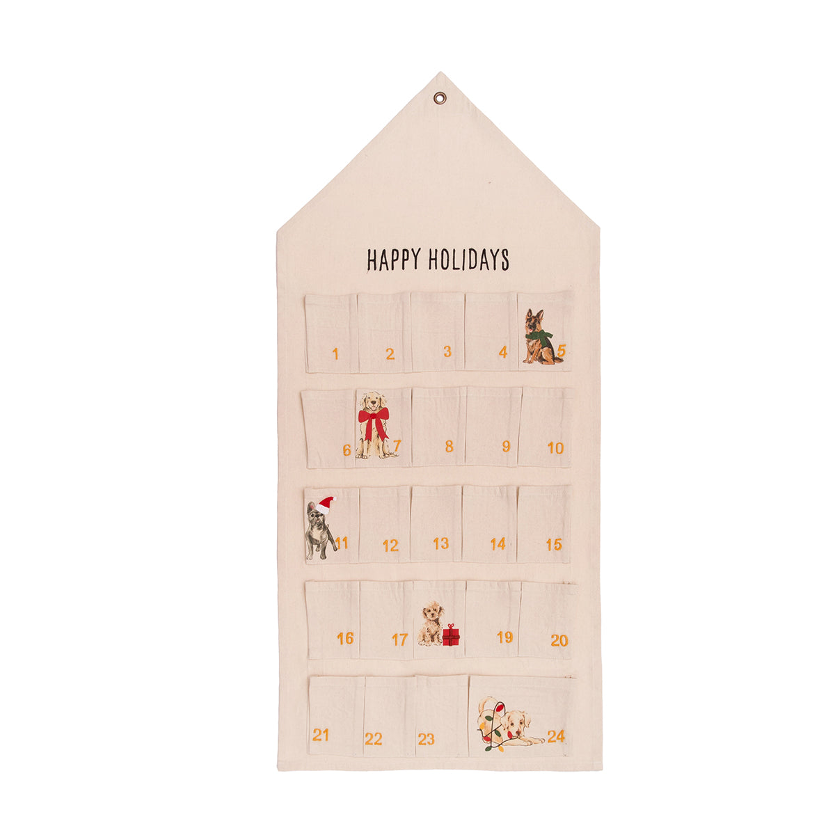 pets embroidered fabric advent calendar – C&F Enterprises, Inc.