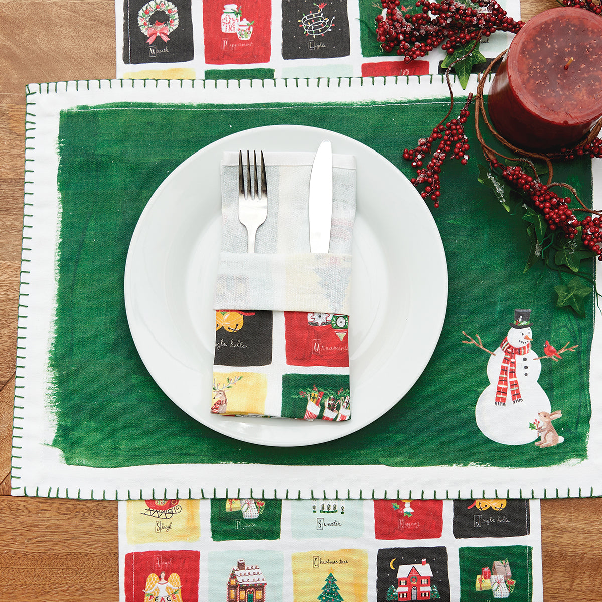 Alphabet Grid Table Linens – C&F Enterprises, Inc.