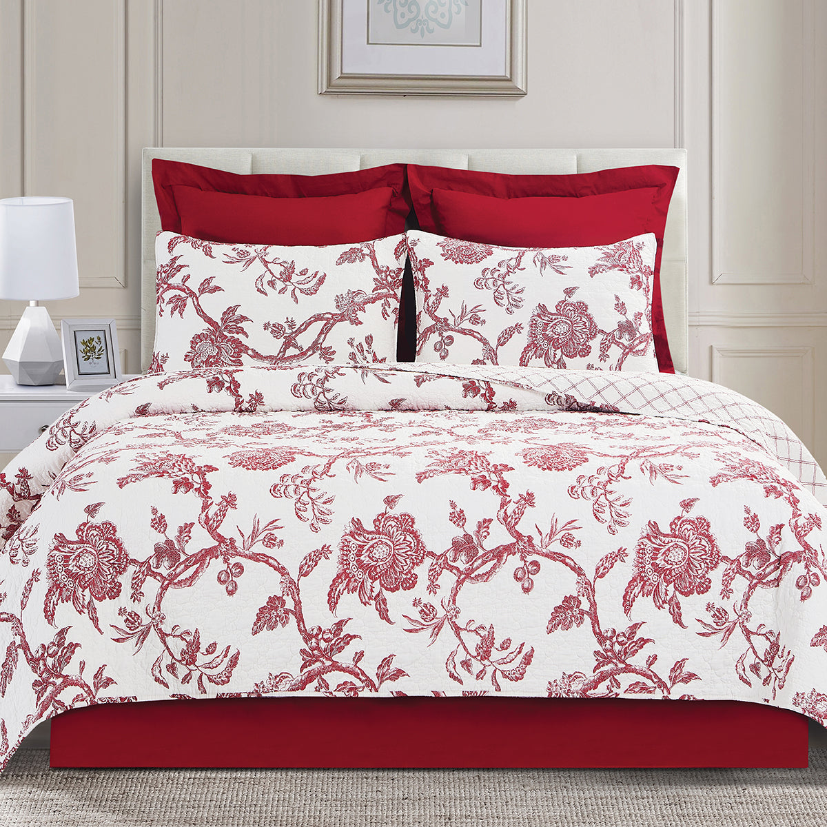 Arcadia Crimson Quilt Set – C&F Enterprises, Inc.