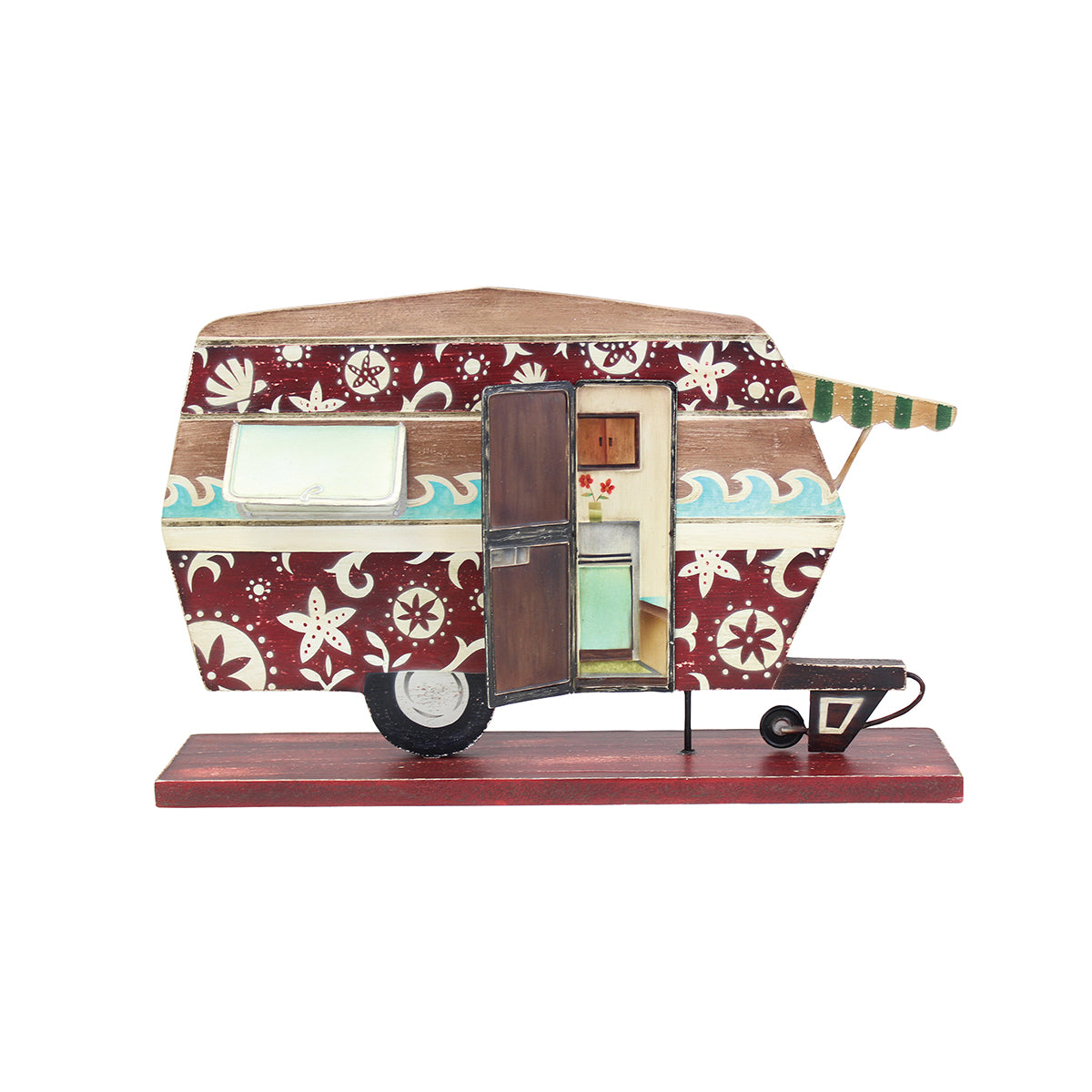 15 in. Wood Holiday Camper Figure – C&F Enterprises, Inc.