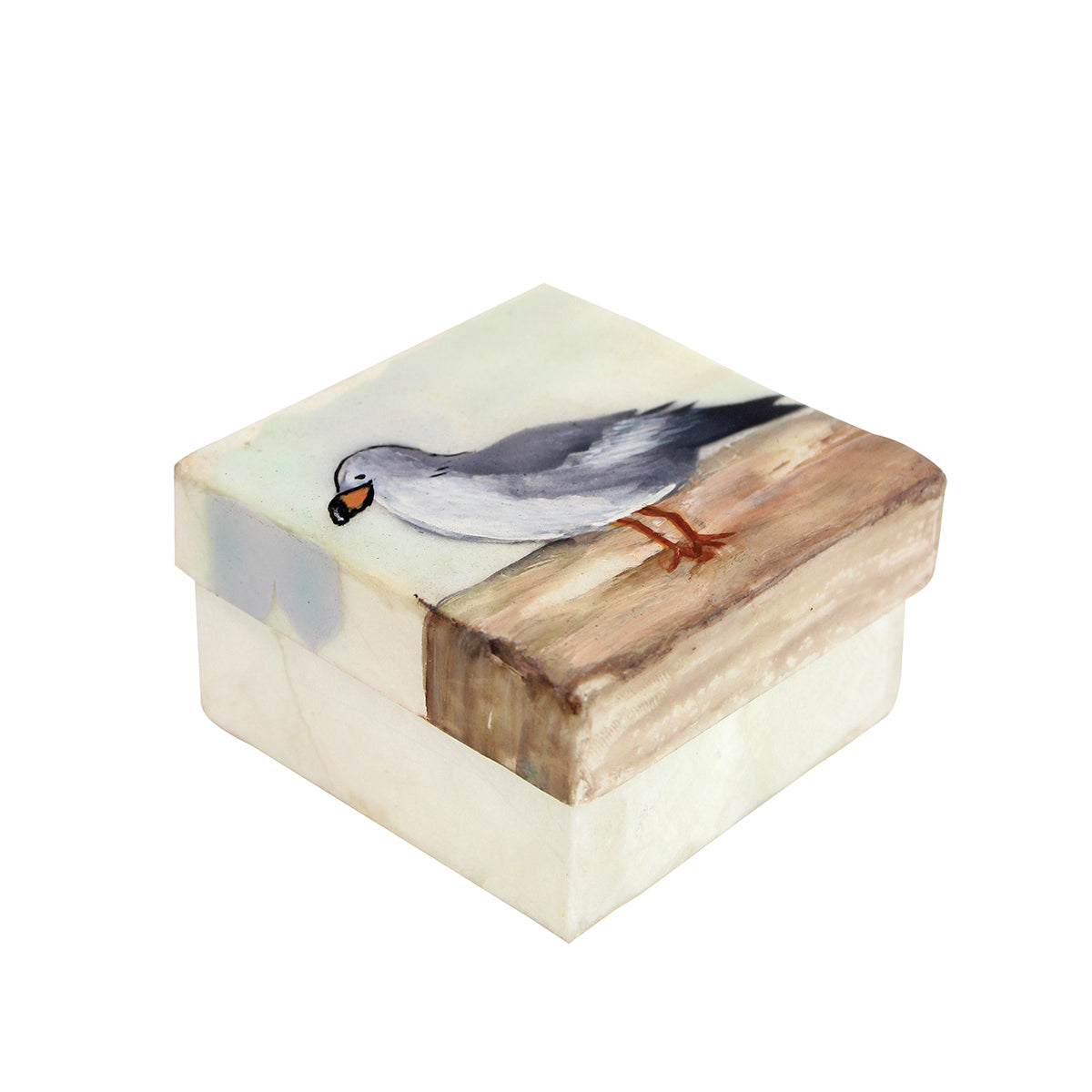 3 in. Capiz Seagull Box – C&F Enterprises, Inc.