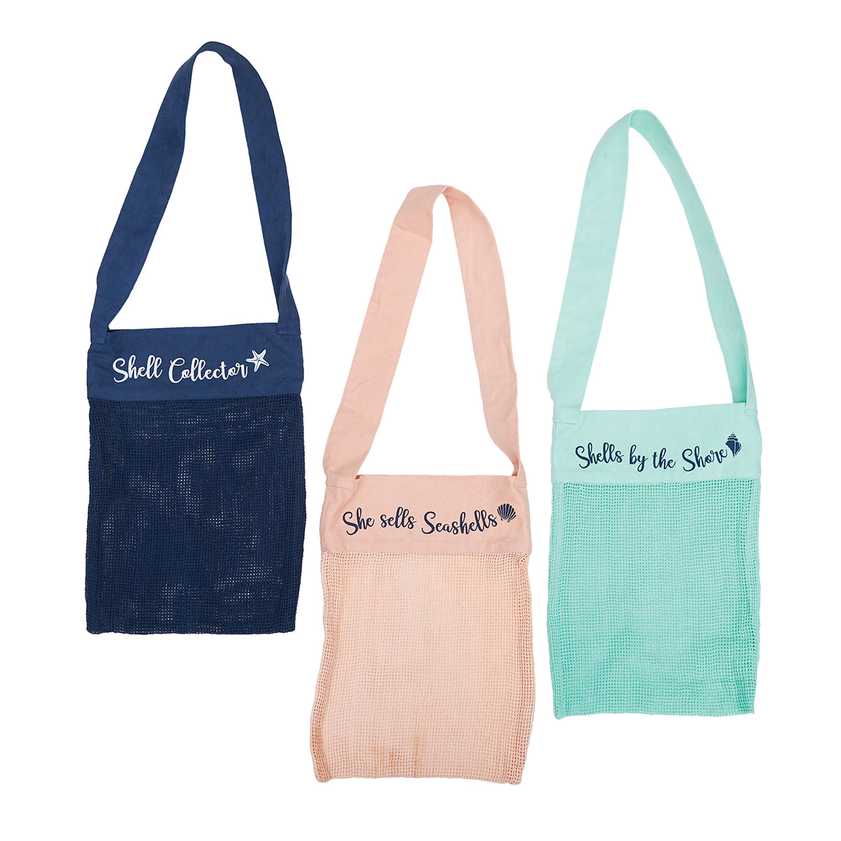 Shell Collector Bags, Asst. of 3 – C&F Enterprises, Inc.