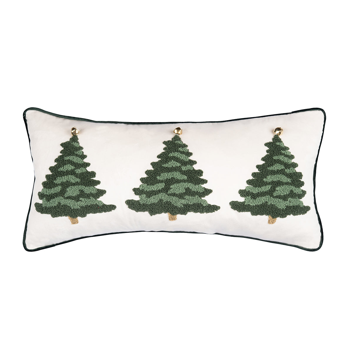 Flocked Trees Pillow – C&F Enterprises, Inc.