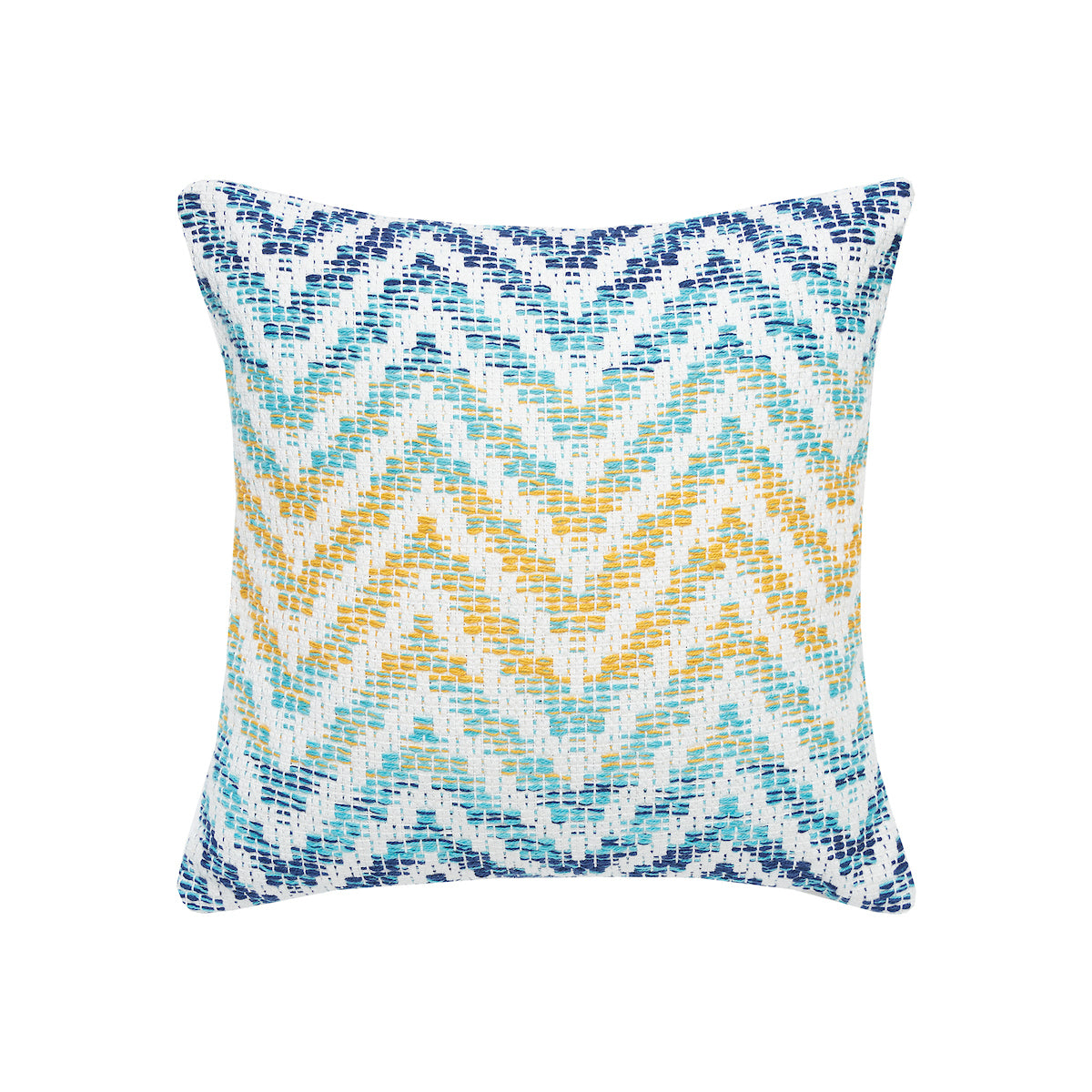 Chevron Blue & Yellow Pillow – C&F Enterprises, Inc.