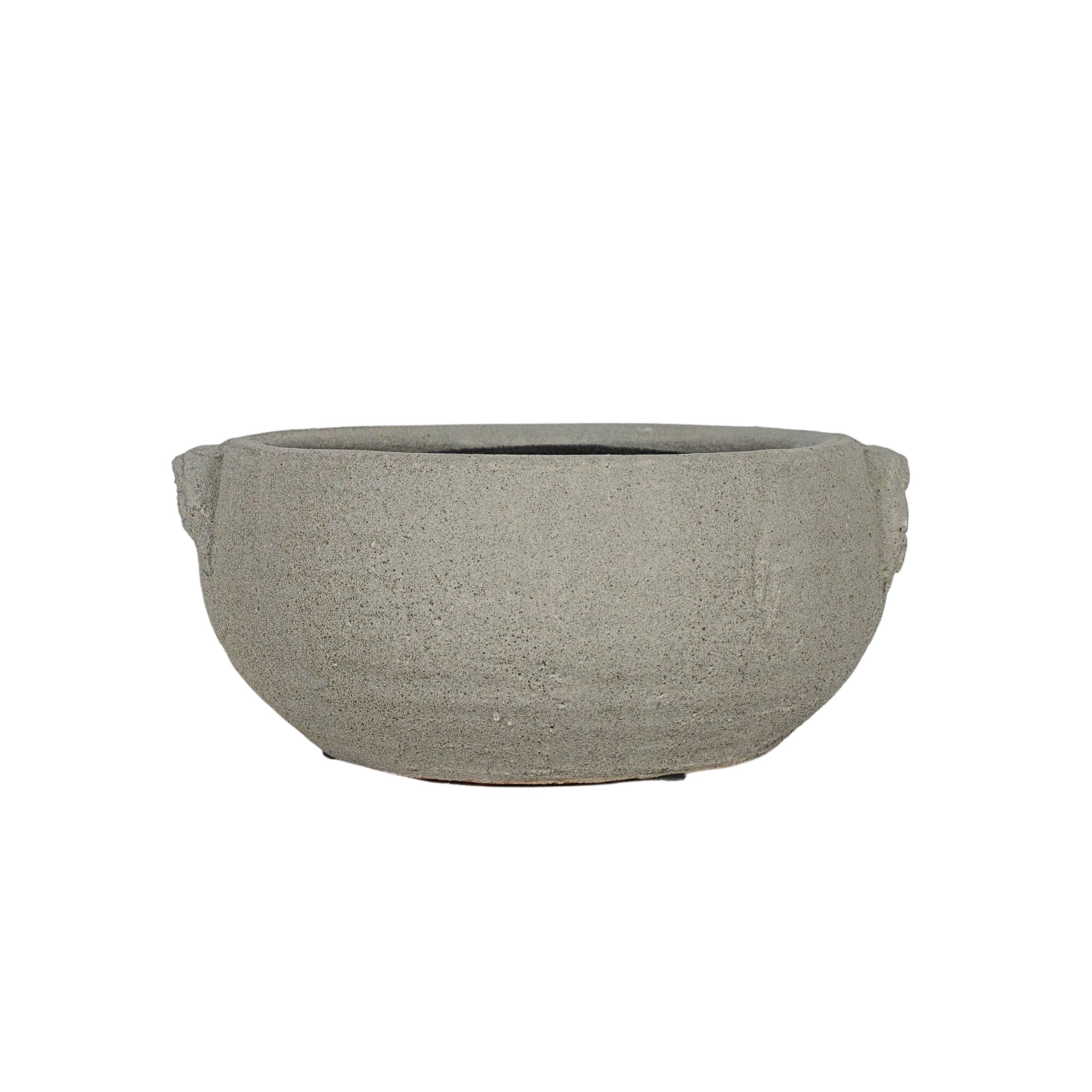 TRACE TEXTURED GRAY TERRACOTTA GARDEN PLANTER POT (MIN 2) – C&F ...