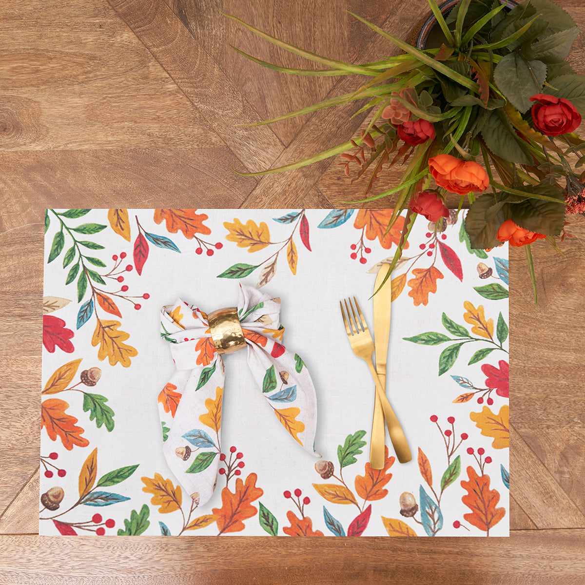 Harvest Leaves Table Linens – C&F Enterprises, Inc.