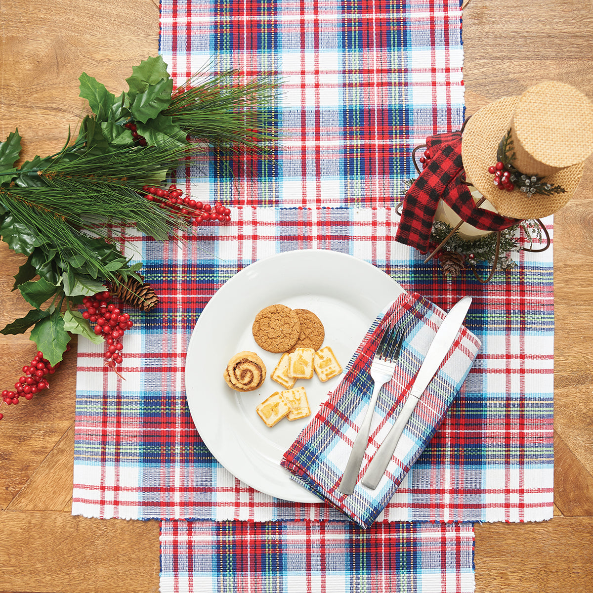 Morris Plaid Table Linens – C&F Enterprises, Inc.