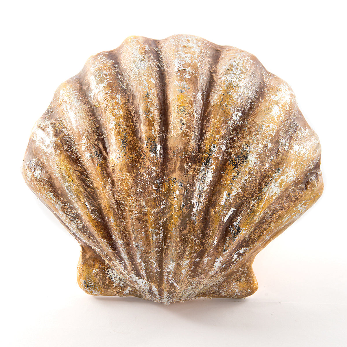 Beaded Foil Scallop Shell Ornament – C&F Enterprises, Inc.