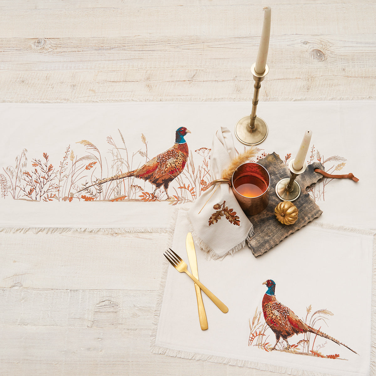 Pheasant Landing Table Linens – C&F Enterprises, Inc.