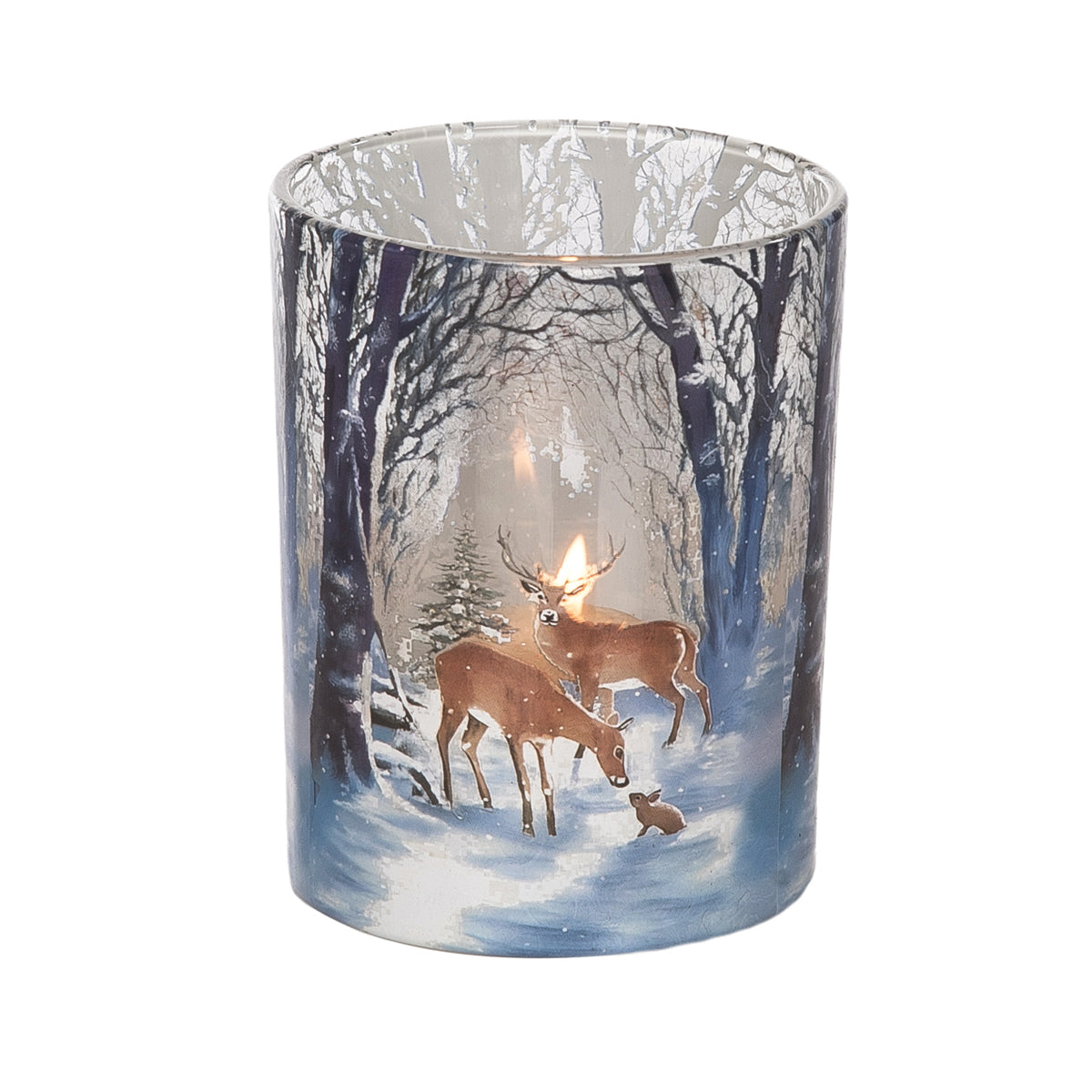 Medium Deer Scene Candle Holder – C&F Enterprises, Inc.