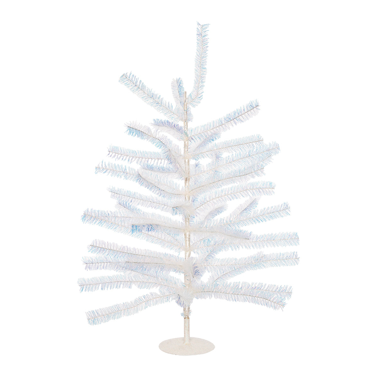 Shimmer White Tinsel Tree – C&F Enterprises, Inc.